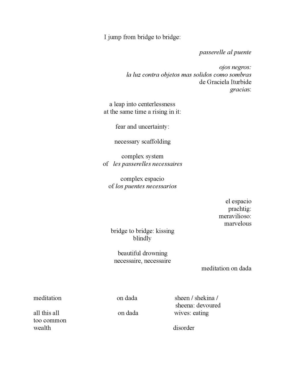 Beautiful Drowning In Shawsheen by Thylias Moss - Abstract Mag TV