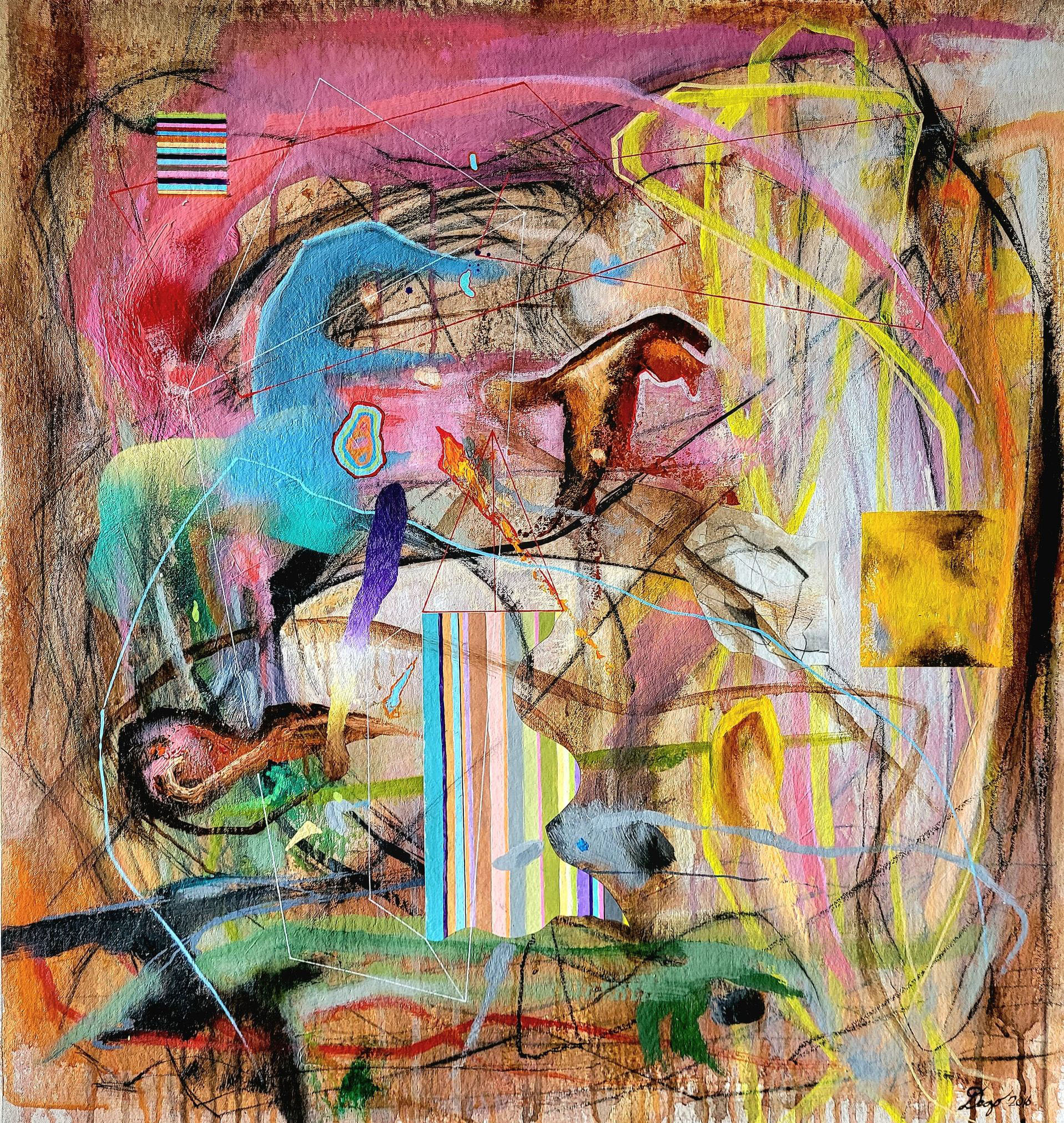 Art Feature: Excavations series by Detlef Gotzens (DEGO) - Abstract Mag TV